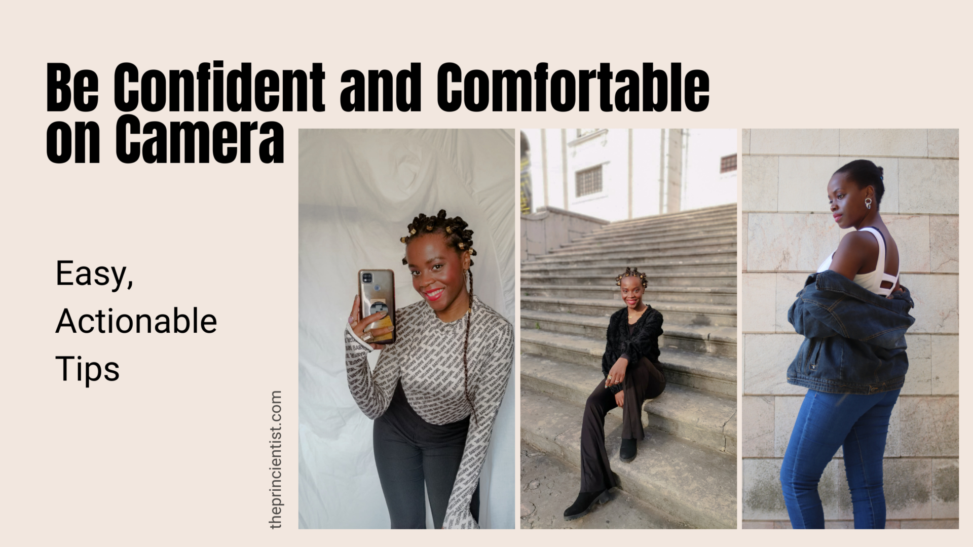 Be Confident on Camera – Easy, Actionable Tips - The Princientist