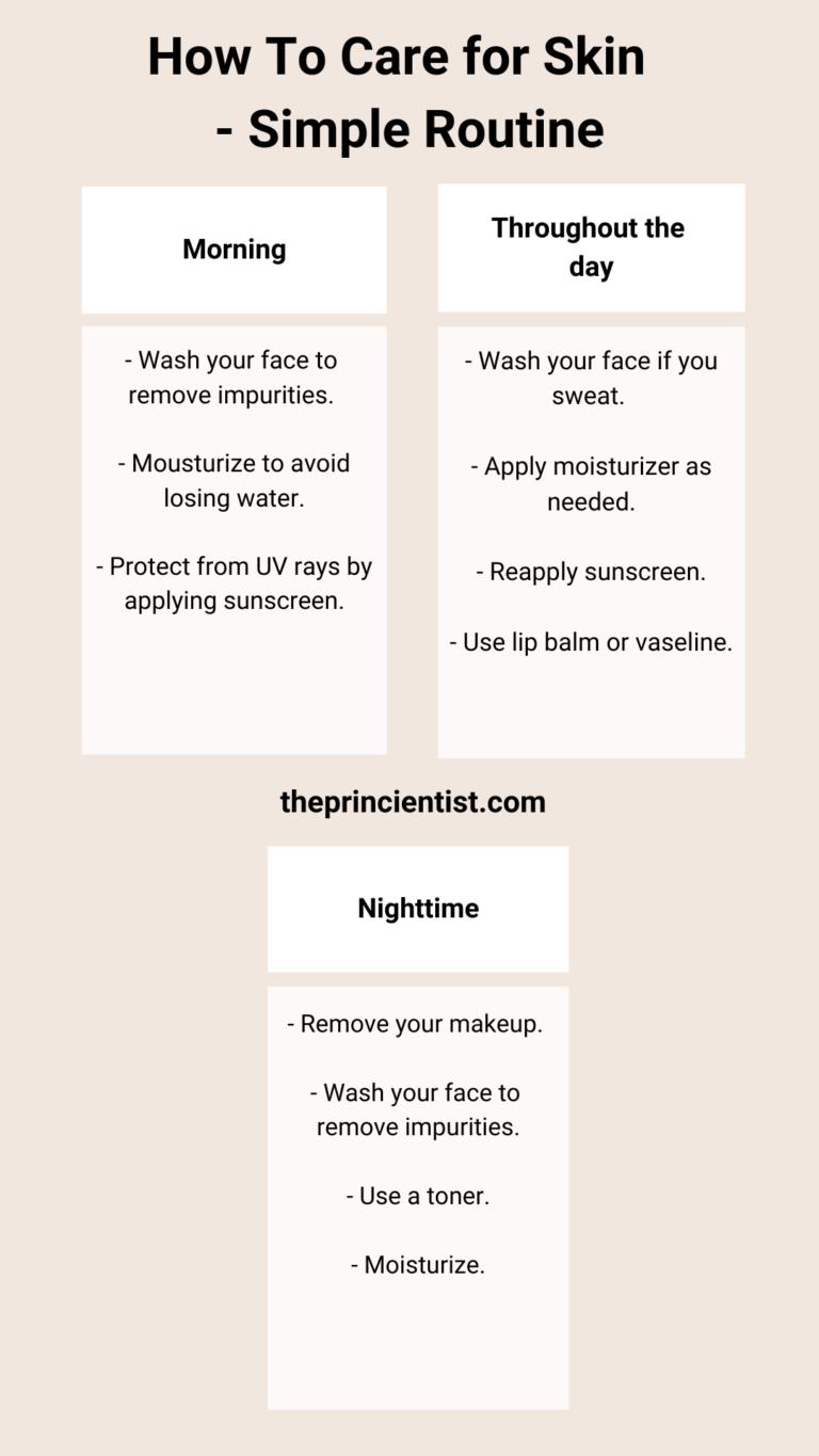 How To Care For Skin – Basic Steps For a Skincare Routine - The ...